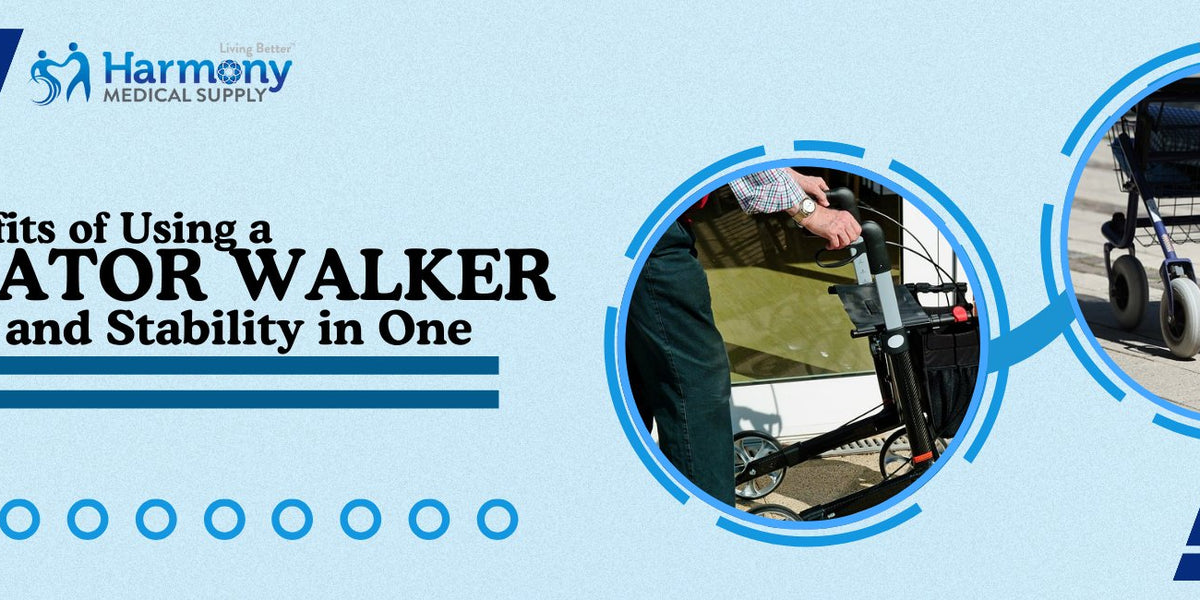 The Benefits of Using a Rollator Walker: Mobility and Stability in One