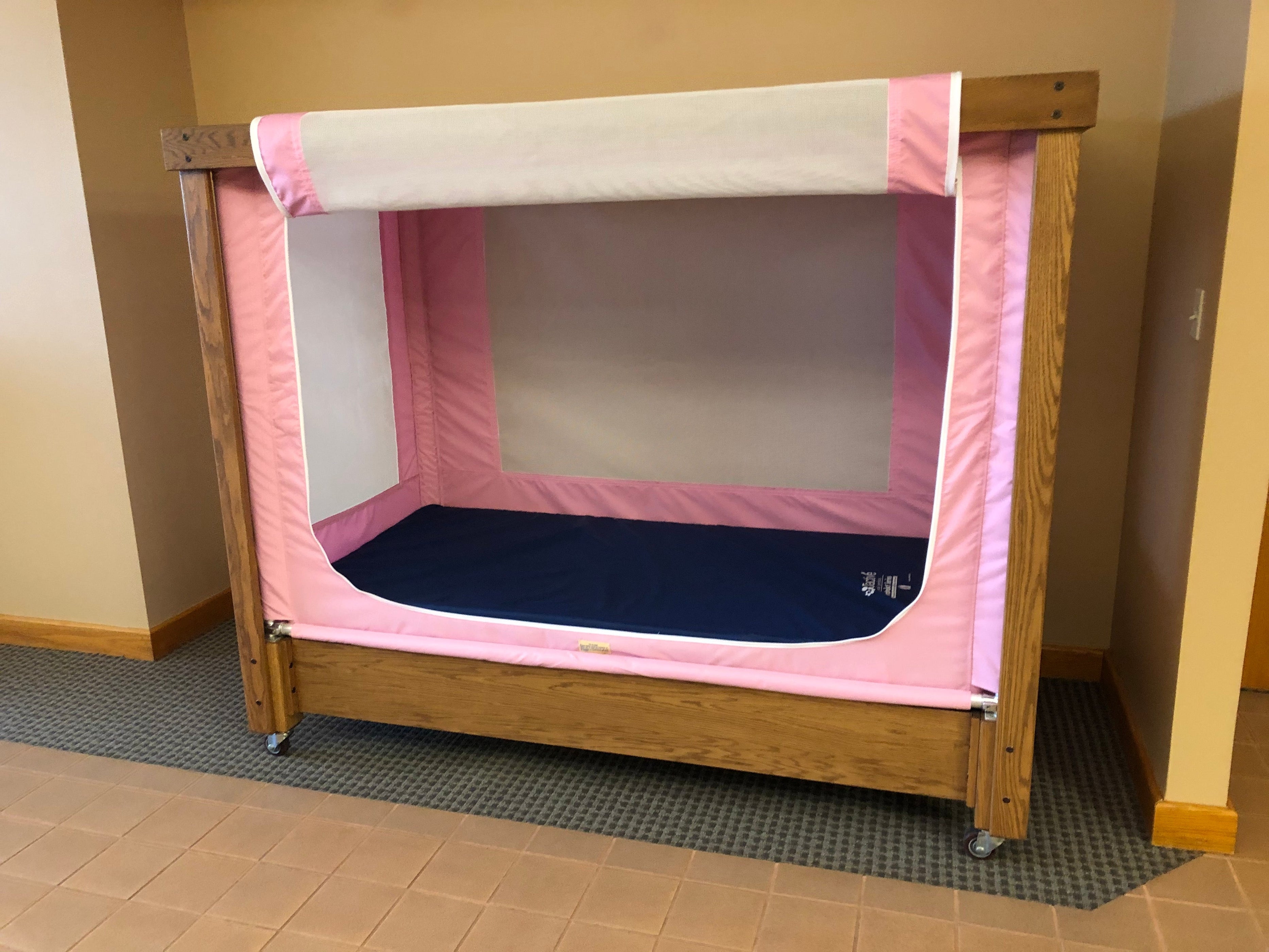 Haven Series Twin Size Bed with Fixed Height Bunkie Board and Manual ...