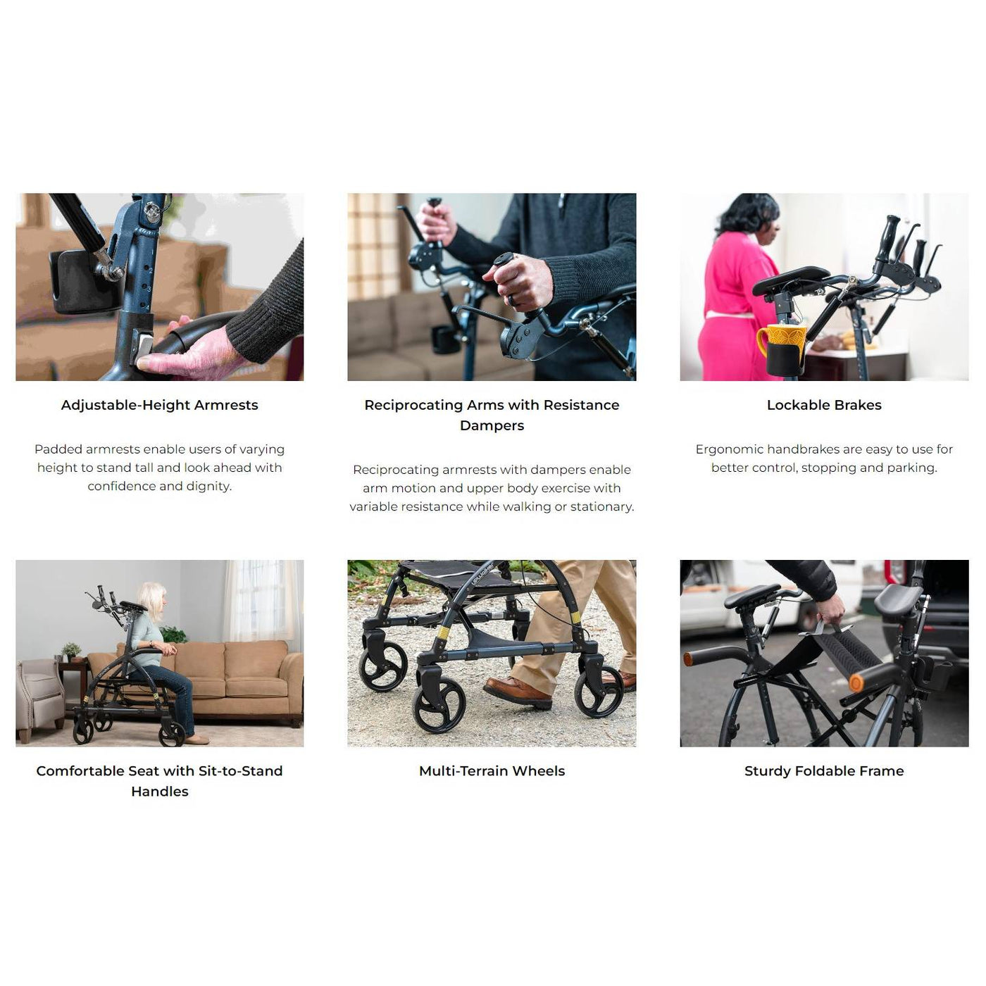 UPWalker CardioAccelerator Backsaver Rollator | Buy Journey Online